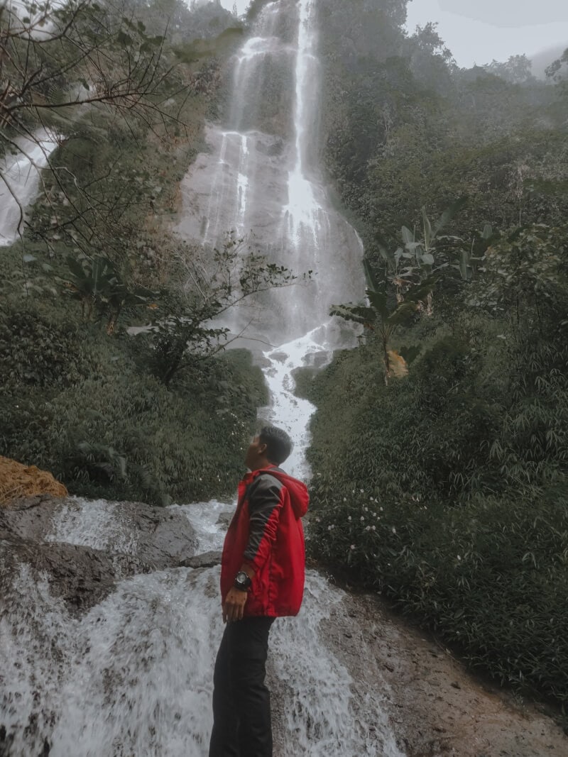 Curug Wangun, Curug Tinggi Tiga Undak di Tanjungsiang Subang ...