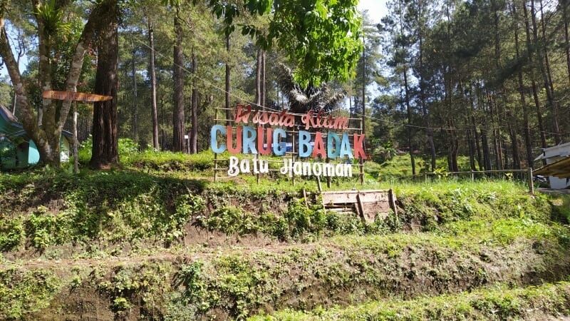 Curug Badak Batu Hanoman, Wisata Tasikmalaya, Satu Tempat Dua Curug ...
