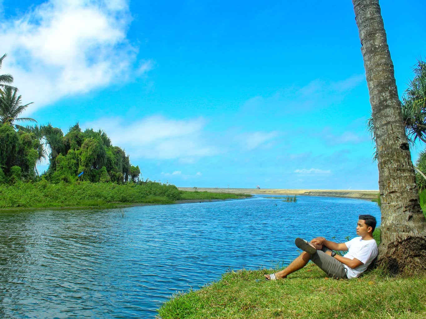 Pantai Dlodo Tulungagung, Pemandangan Alami Pantai Tropis yang ...